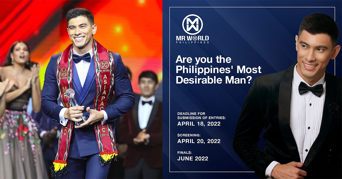 Are you the Philippines' 'most desirable man?' Mister World PH, Mister ...