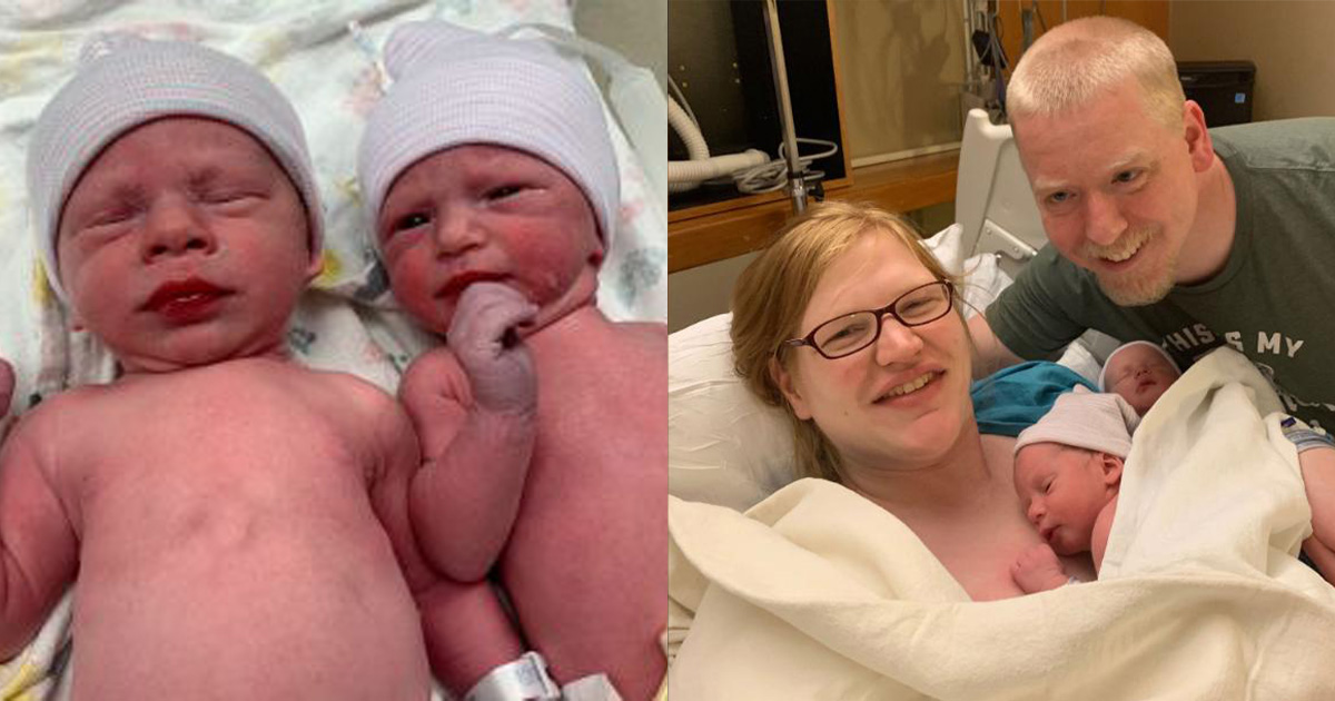 World's oldest babies? Couple welcomes twins born from 30-year-old ...