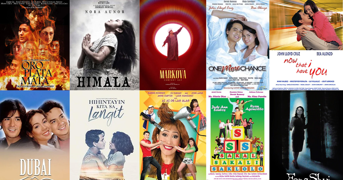LIST: 'Himala,' 'Markova: Comfort Gay,' 'Oro, Plata, Mata,' and more ...
