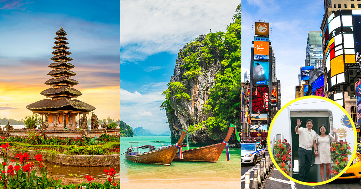 LIST: Top destinations to visit in the 8 countries Marcos visited since ...