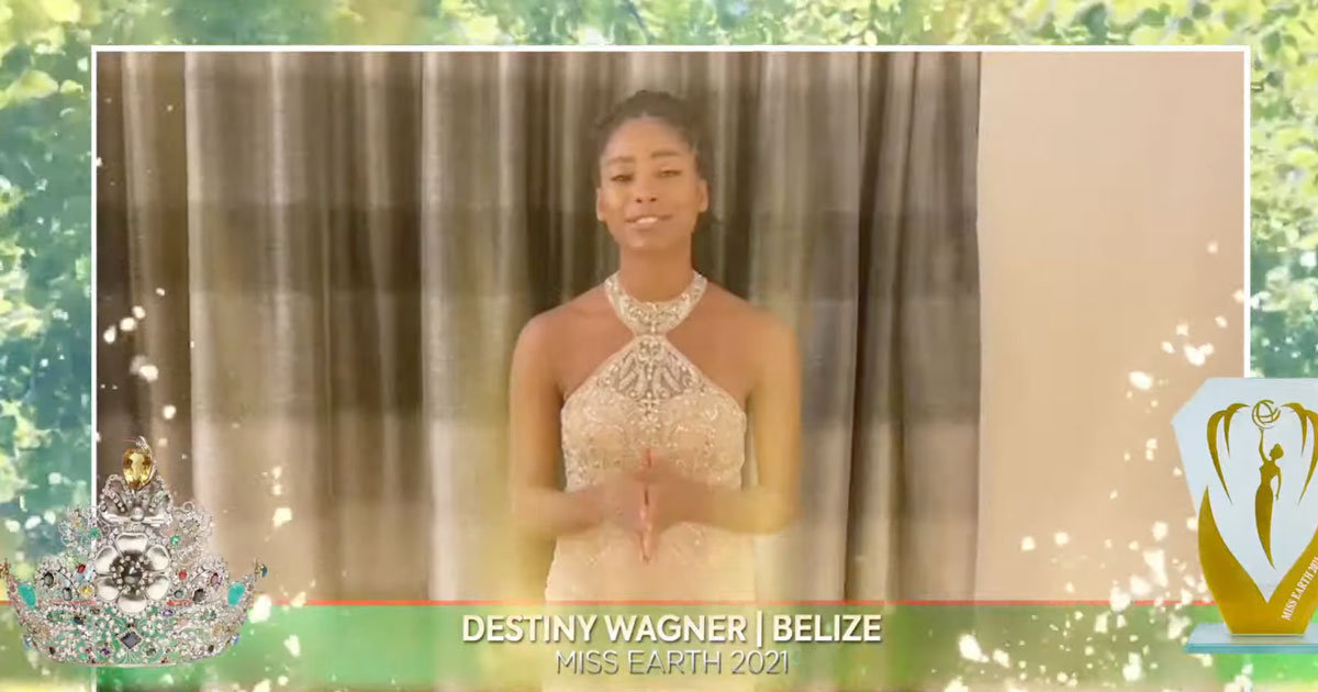 Belize nabs its first international pageant crown: Destiny Wagner is ...
