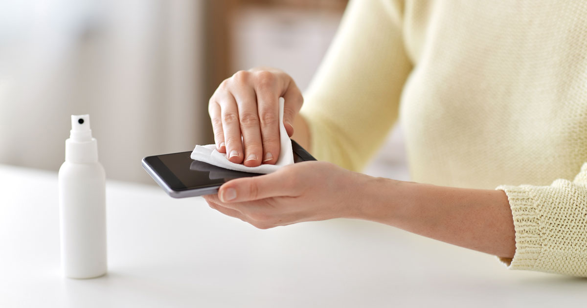 Your phone needs cleaning, too: How to properly disinfect your device ...