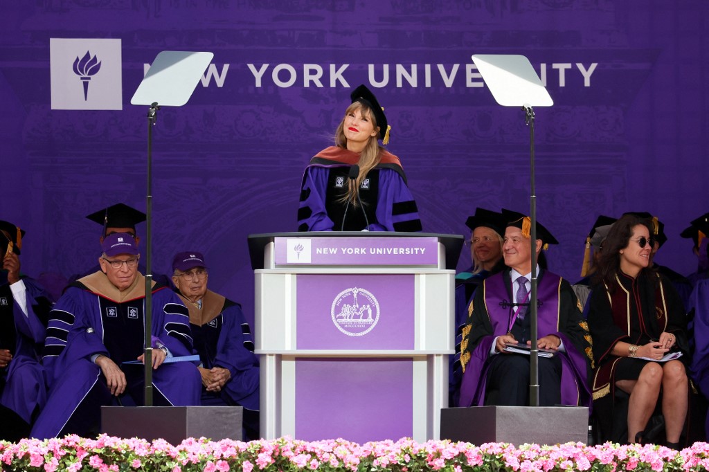 Full text of Taylor Swift's NYU commencement speech: 'Hard things will ...