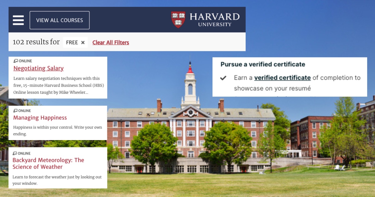 ICYDK: Harvard University is offering 102 online courses for free ...