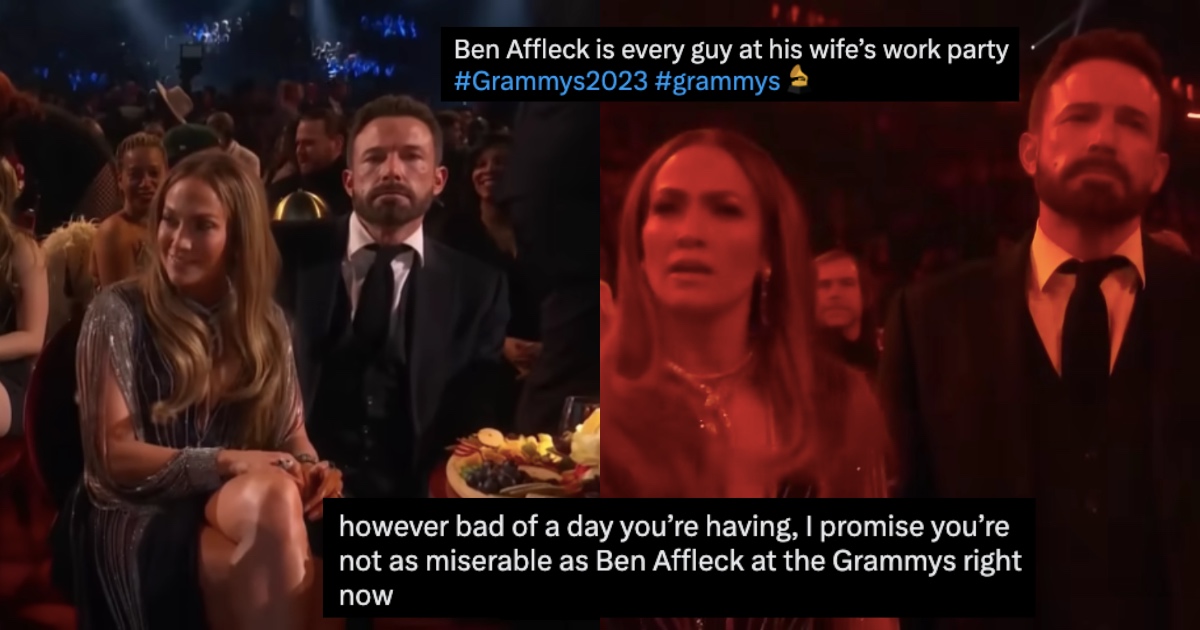 'Sad Affleck': Ben Affleck's entire mood at the 2023 Grammys inspires ...