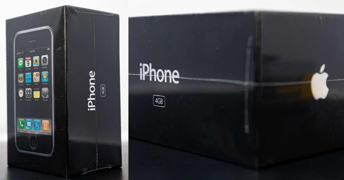 Unopened first-gen iPhone fetches over P10 million at auction ...