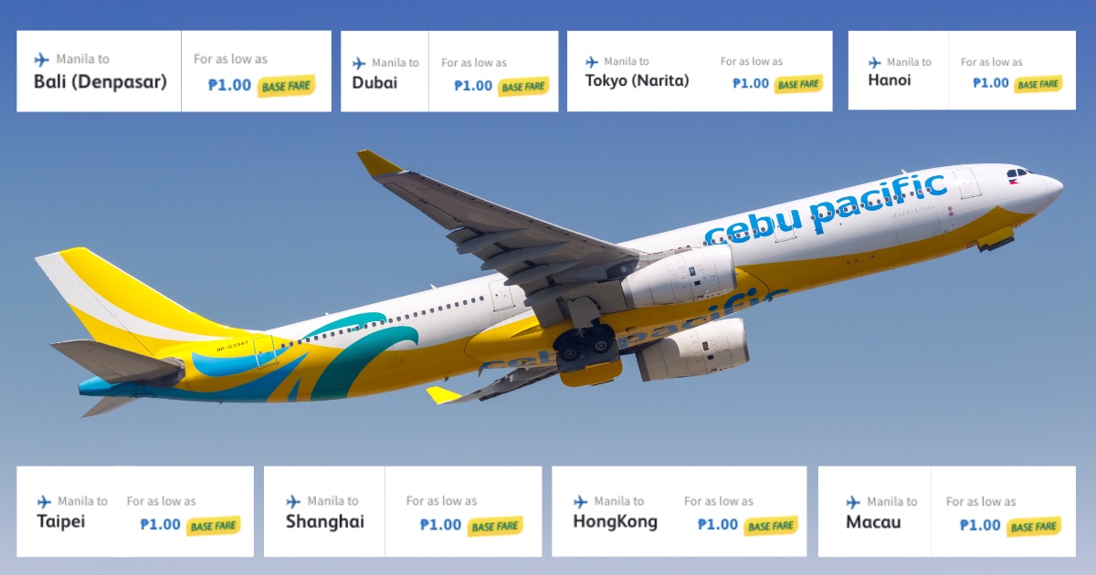 Cebu Pacific offers flights for as low as P1 until March 4 • PhilSTAR Life