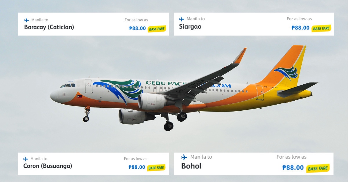 Cebu Pacific drops P88 fares until Feb. 12 • PhilSTAR Life