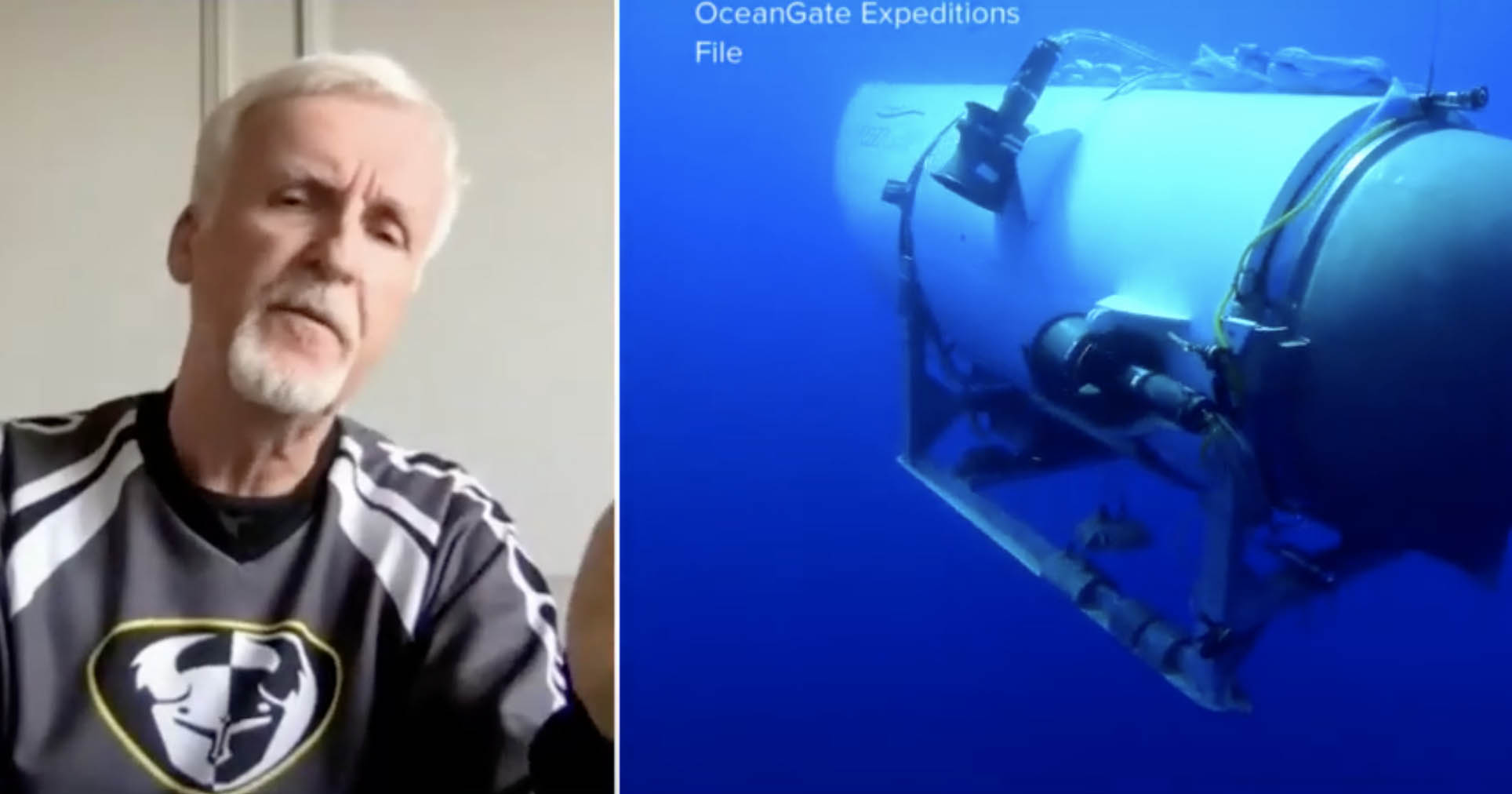 'Titanic' director James Cameron reacts to the ill-fated submersible ...
