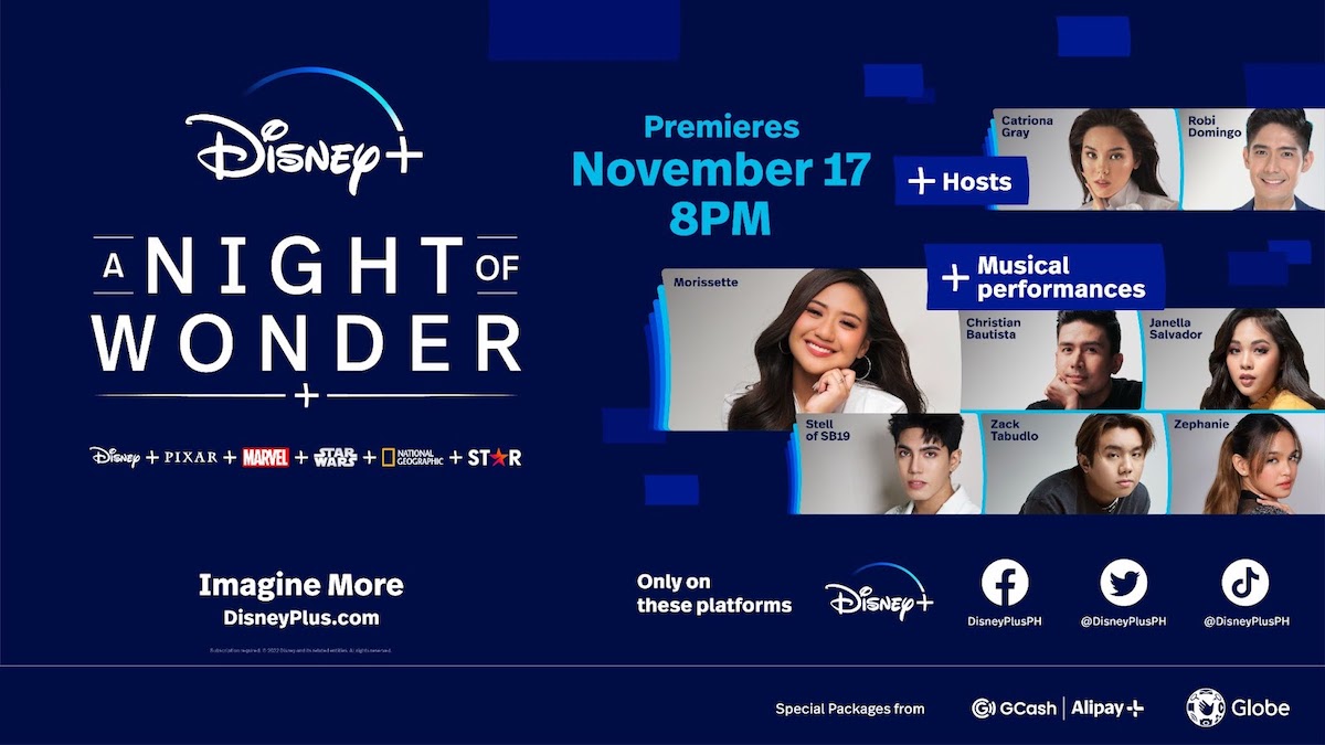 Disney+ celebrates PH arrival with star-studded 'A Night of Wonder' on ...