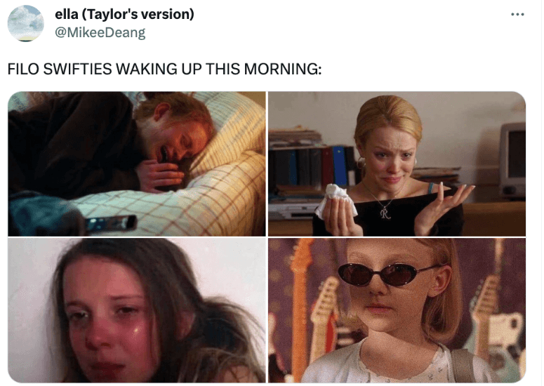 Filo Swifties express disappointment in wittiest ways after Taylor ...