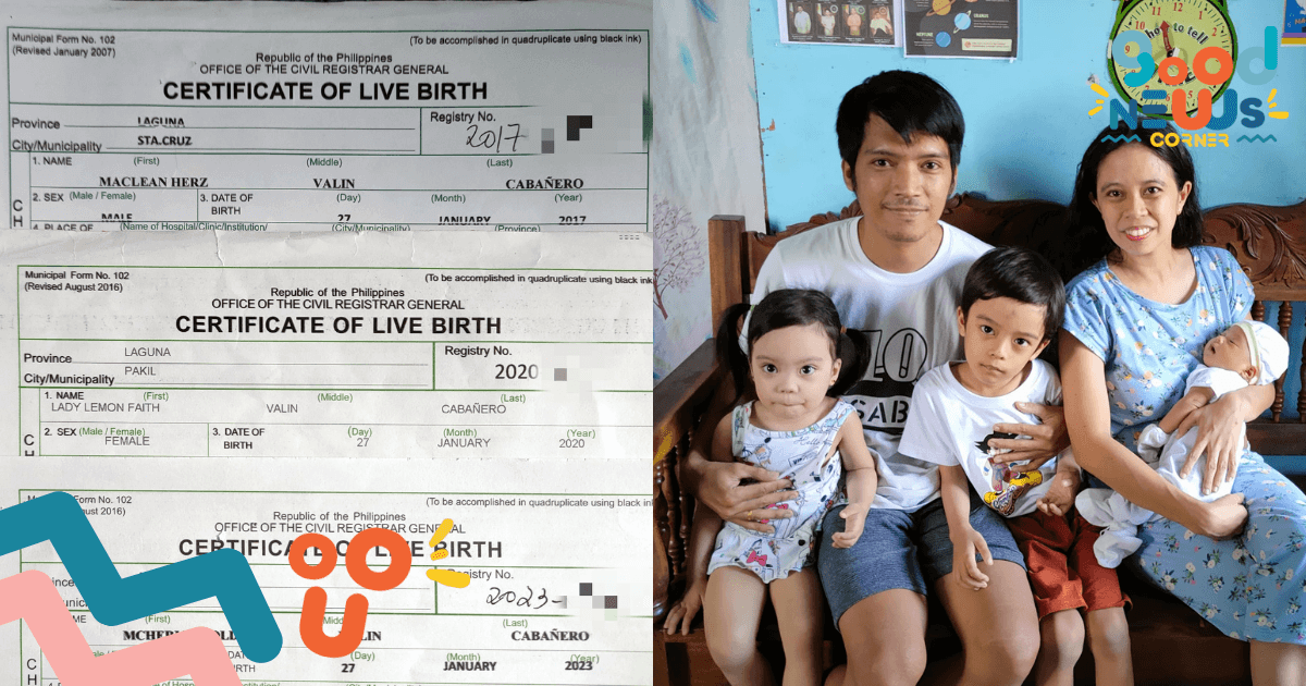 A mom from Laguna gives birth to 3 children on the same day after every ...