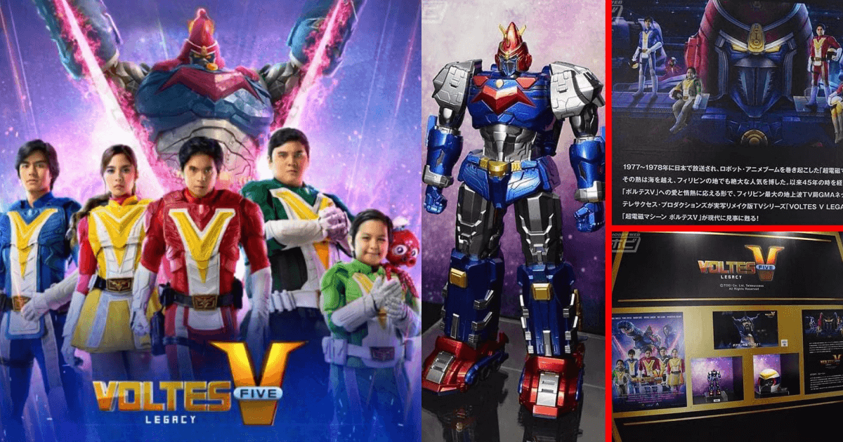 LOOK: GMA's 'Voltes V: Legacy' figure on display at Japan exhibit ...