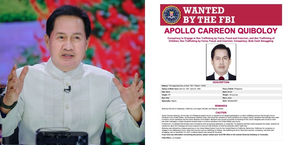 LOOK: Pastor Apollo Quiboloy, ‘The Appointed Son of God’ wanted by the ...