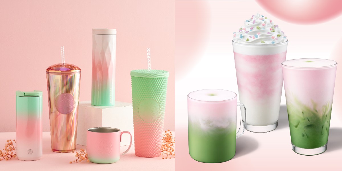 Pink and green are Starbucks PH's winning duo for new Spring 2022 ...