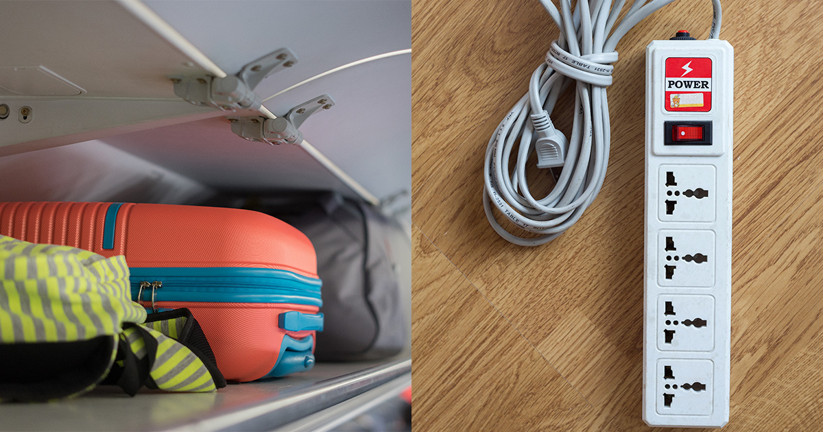 Extension cord and power strips are allowed in carry-on bags • PhilSTAR ...