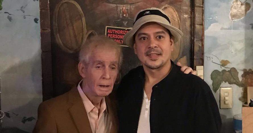 John Lloyd Cruz pays homage to Roberto Bellini, owner of the restaurant ...