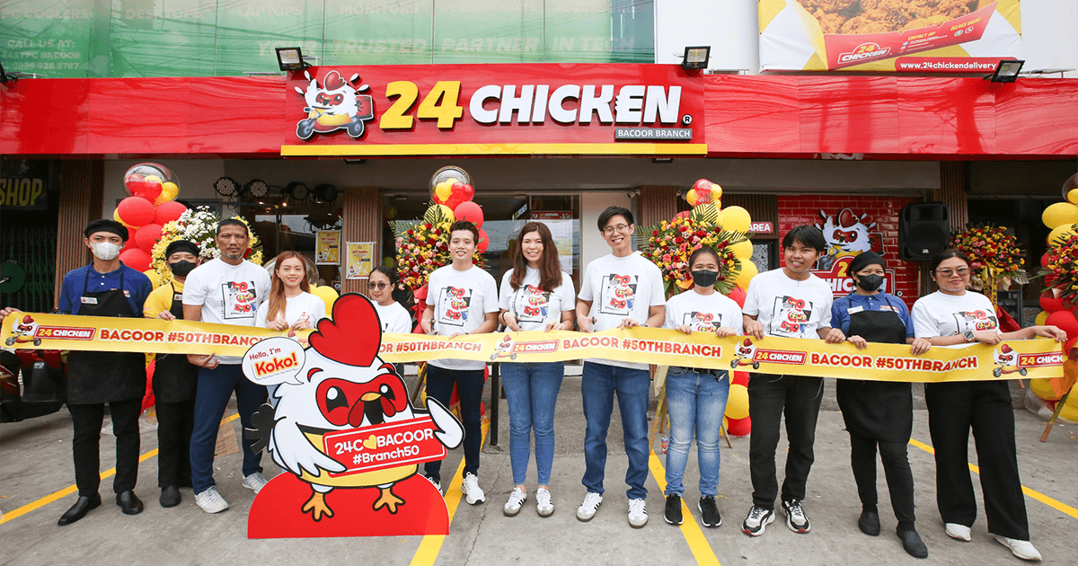 Something to cluck about: 24 Chicken opens 50th store in Bacoor ...