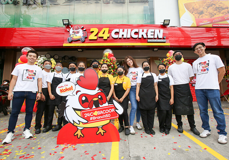 Something to cluck about: 24 Chicken opens 50th store in Bacoor ...
