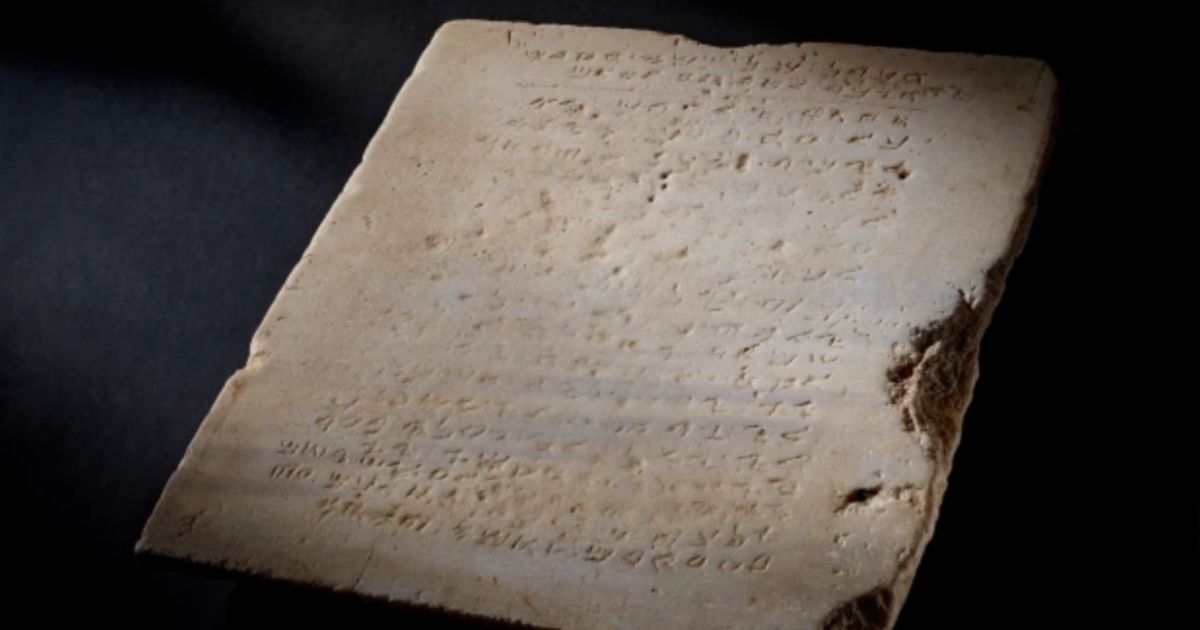 Oldest stone tablet inscribed with Ten Commandments to be sold for up ...